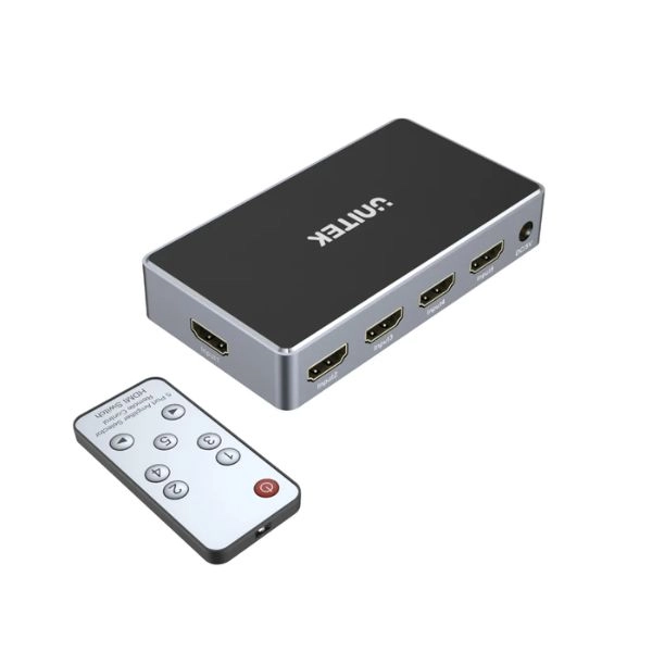 Bộ chuyển đổi HDMI 4K 5 vào 1 ra Unitek V1110A| Chính hãng, giá rẻ