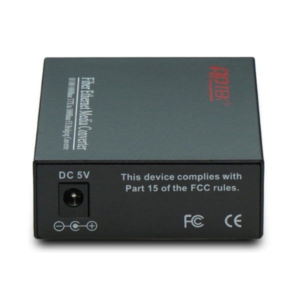 Bộ chuyển đổi quang điện APTEK Gigabit 2 sợi Multi-mode APM110