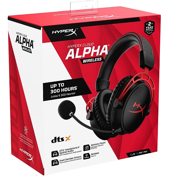 Tai nghe HP HyperX Cloud Alpha - Wireless (Đen)- 4P5D4AA