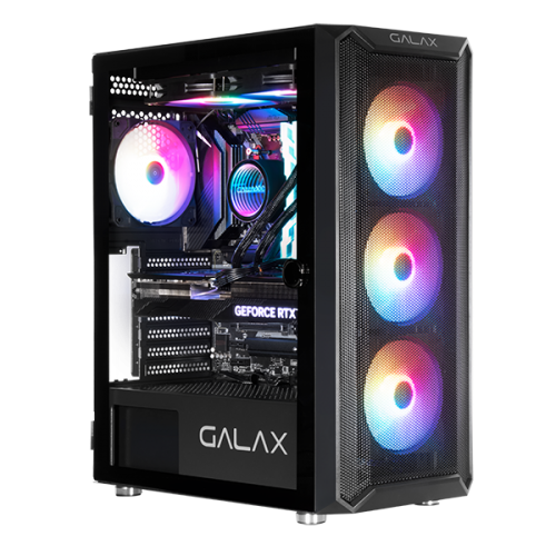 Case Galax Gaming Revolution-07 Black CGG7AGBA4B0 (Đen)